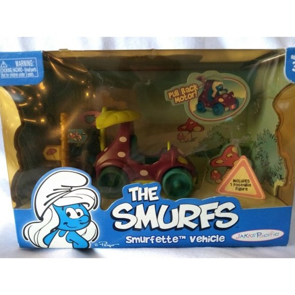 Toys | The Smurfs Smurfette Car Vehicle With Action Figure Purple Peyo ...
